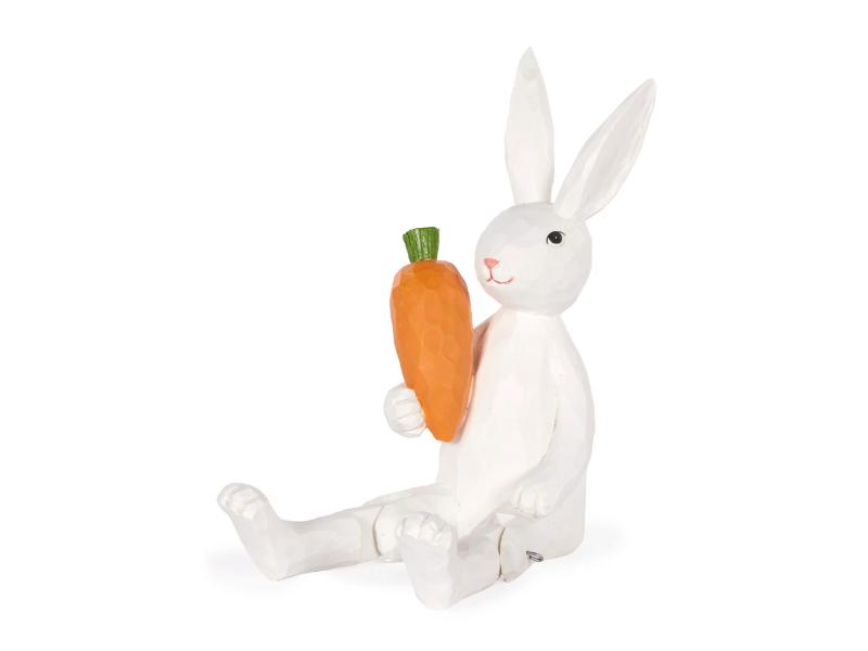 Rustic Bunny Shelf Sitter – Curly Tree